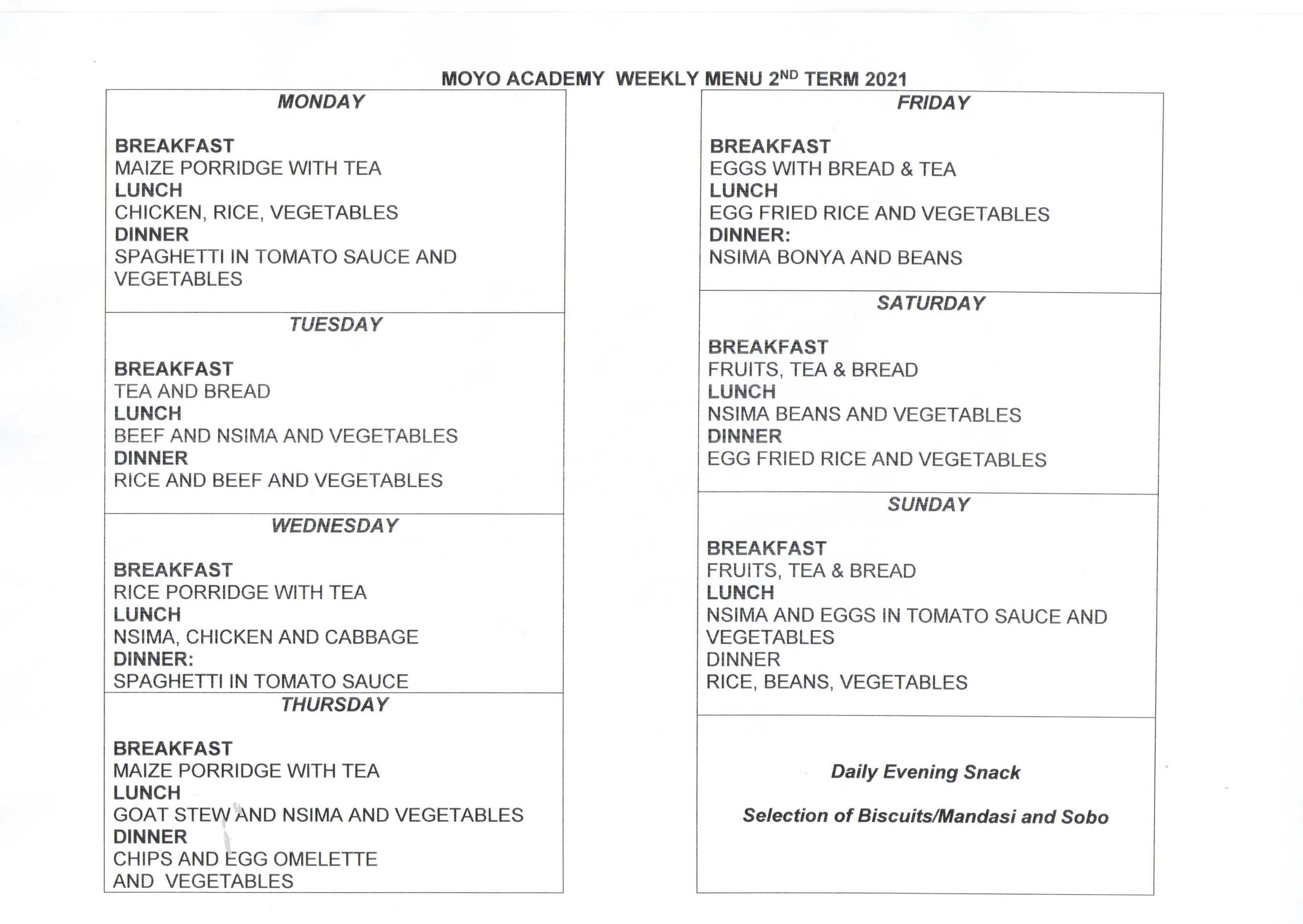 weekly-menu-2nd-term-2021 – MOYO ACADEMY